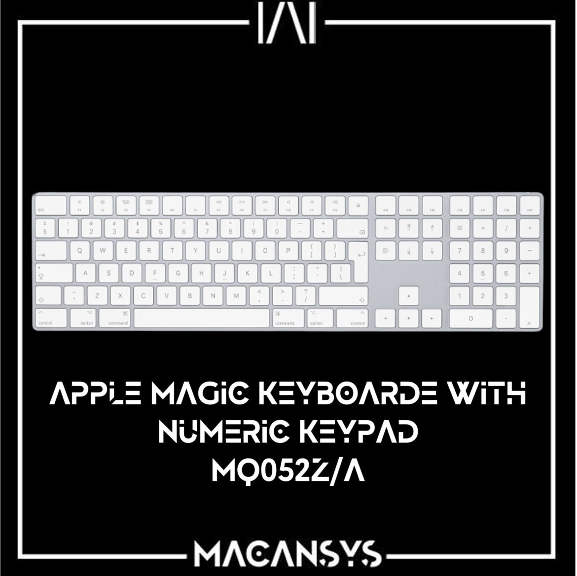 APPLE MAGIC KEYBOARD W/ NUMERIC KEYPAD ENGLISH INTERNATIONAL - MQ052Z/A ...