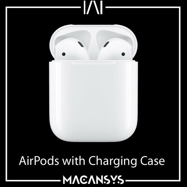 Apple AirPods 2 with Charging Case 2nd generation White MV7N2ZM/A New ...